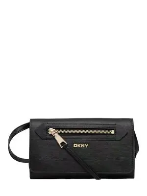 Dkny Zip-pocket Cross Body Bag - Black