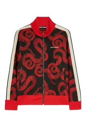 Palm Angels Lunar New Year Snake Track Jacket - Red/black
