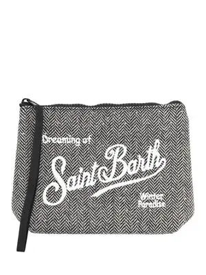 MC2 SAINT BARTH Aline Clutch Bag - Black