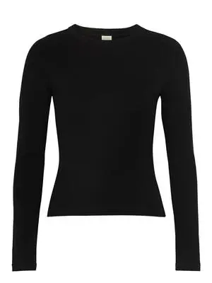 FLORE FLORE Cotton Top - Black