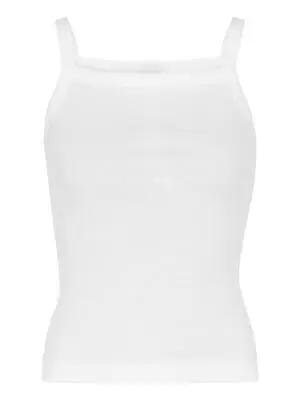 FLORE FLORE May Cotton Tank - White