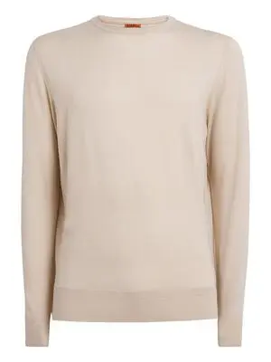 Barena Venezia Extrafine Merino Wool Sweater - Beige