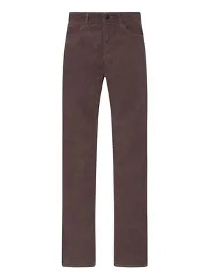 THE ROW Carlyl Corduroy Low-rise Straight Trousers - Brown