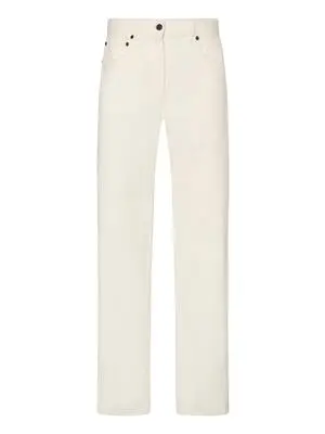 THE ROW Burty Straight Jeans - White