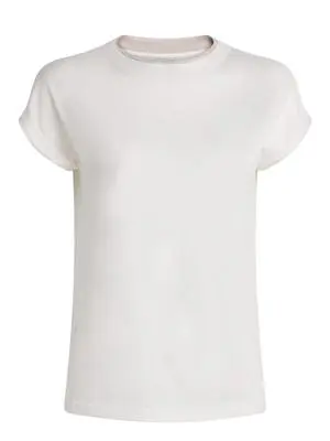 Eleventy Cotton Double Crew-neck T-shirt - Ivory
