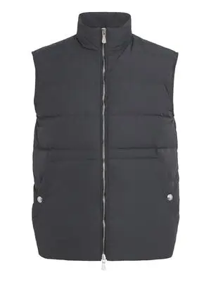 Eleventy Puffer Gilet - Black