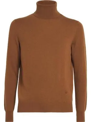 Isaia Cashmere Rollneck Sweater - Brown