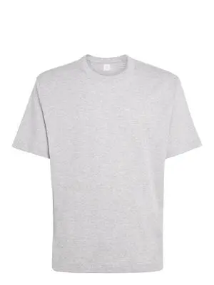 Eleventy Cotton-blend Jersey T-shirt - Grey
