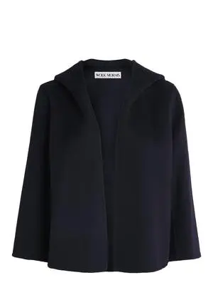 WOLK MORAIS Cashmere Paletot Jacket - Navy