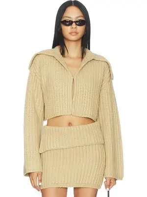 LOVERS AND FRIENDS Carolina Cardigan - Camel