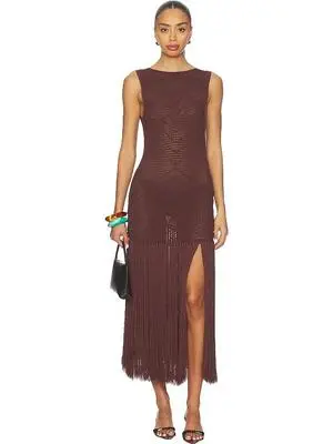Devon Windsor Leiza Maxi Dress - Mahogany