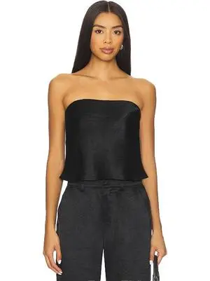Lna Roxy Shine Tube Top - Black