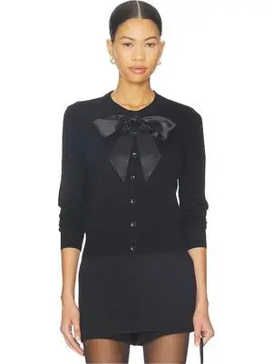 FAVORITE DAUGHTER The Take A Bow Cardigan - Black