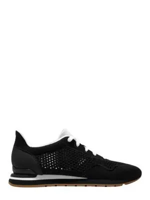 Vivaia Slip-on Mesh Sneakers - Black White