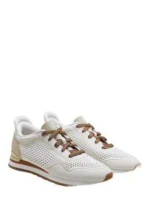 Vivaia Slip-on Mesh Sneakers - White Buff Beige