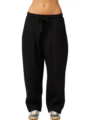 GOTTEX BEACH LIFE Cozy Coast Airport Princess Seam Sweatpants - Black