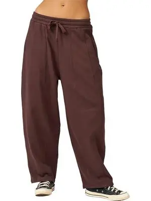GOTTEX BEACH LIFE Cozy Coast Airport Princess Seam Sweatpants - Brown