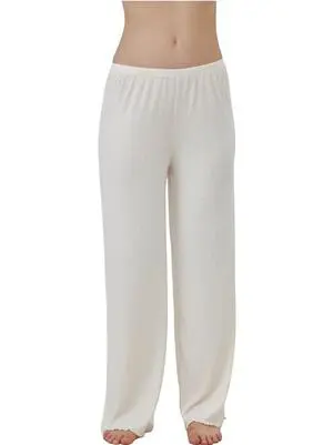 GOTTEX BEACH LIFE Daydream Pointelle Loungewear Bottoms - Cream