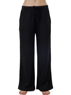 GOTTEX Sandy Days Loungewear Wide Leg Bottoms - Black