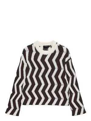 VERO MODA Libra Zigzag Stripe Sweater