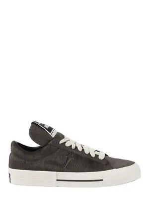 Rick Owens X Converse Calf Hair Sneakers - Grey