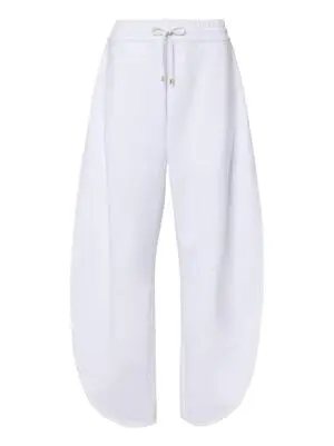 Alaïa Cotton Jersey Sweatpants - White
