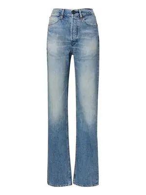 FRAME The Stack Wide-leg Jeans - Blue