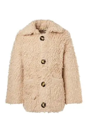 Acne Studios Textured Alpaca-blend Cardigan - Beige