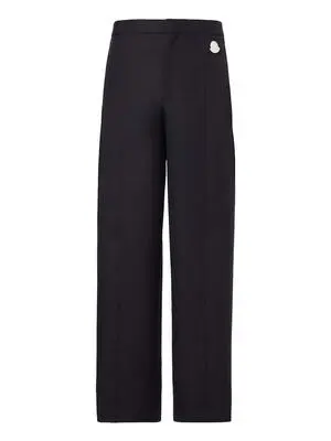 Moncler Wool Wide-leg Pants - Blue