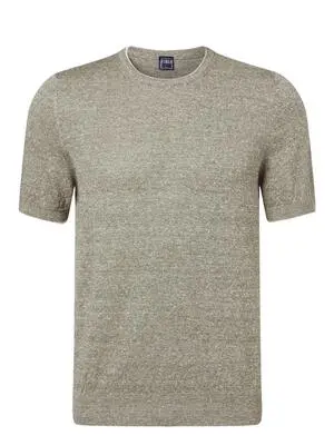 Fedeli Linen And Cotton Sweater - Green