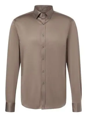 Canali Cotton Shirt - Brown