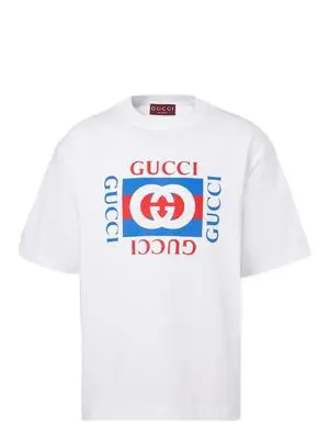 Gucci Interlocking G Cotton Jersey T-shirt - White