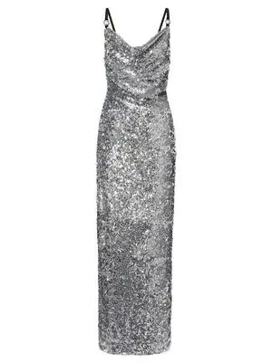 COPERNI Draped Sequined Gown