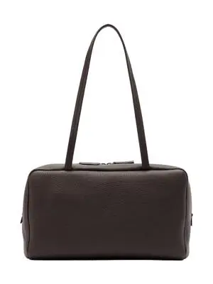 THE ROW Astra Leather Shoulder Bag - Brown