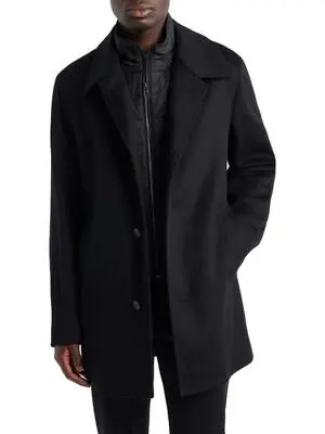 BOSS Clark Wool Blend Bib Jacket Black