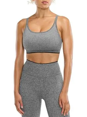 PELOTON Seamless Melange Cami Bra - Black