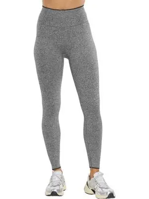PELOTON Melange Micro Rib Seamless Legging - Black