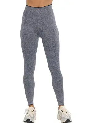 PELOTON Melange Micro Rib Seamless Legging - Deep Navy