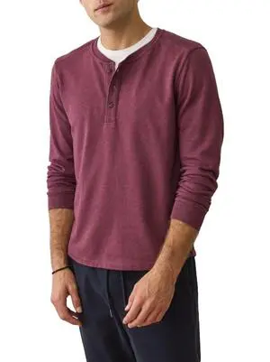 Marine Layer Pacifica Stretch Henley Fig