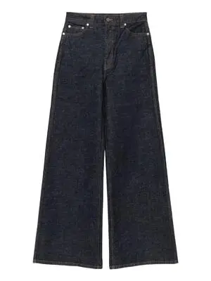 Khaite Dane Cotton Denim Jeans - Blue