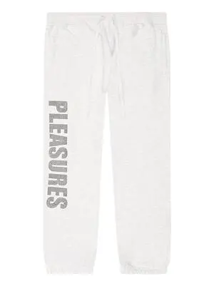 PLEASURES Rhinestone Impact Sweatpants - Grey