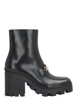 Gucci Horsebit Ankle Boot - Black