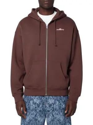 AWAKE NY Full Zip Sweatshirt - Brown