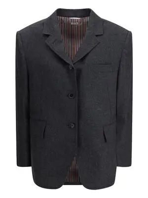Thom Browne Tailored Coat - Grey