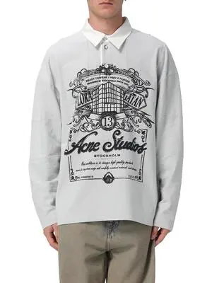 Acne Studios Polo Shirt Men Grey