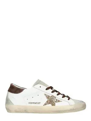 GOLDEN GOOSE Super-star Leather Trainers - White/comb