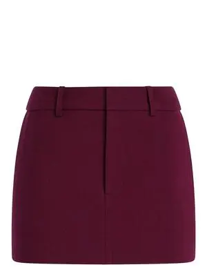 SEROYA Lilith Mini Skirt - Pinot