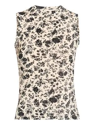 Ulla Johnson Ines Sleeveless Top - White Gardenia