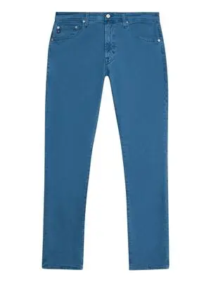 Ag Everett Slim-straight Twill Pants - Mdblue