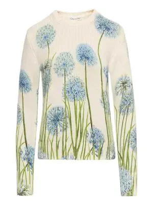 Oscar De La Renta Allium Printed Pullover - Multi